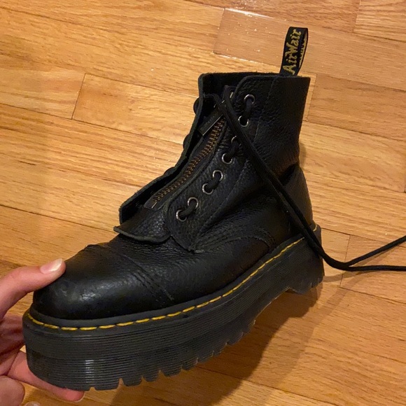 Dr. Martens | Shoes | Doc Martin Sinclair Zip Front Platform Boot ...